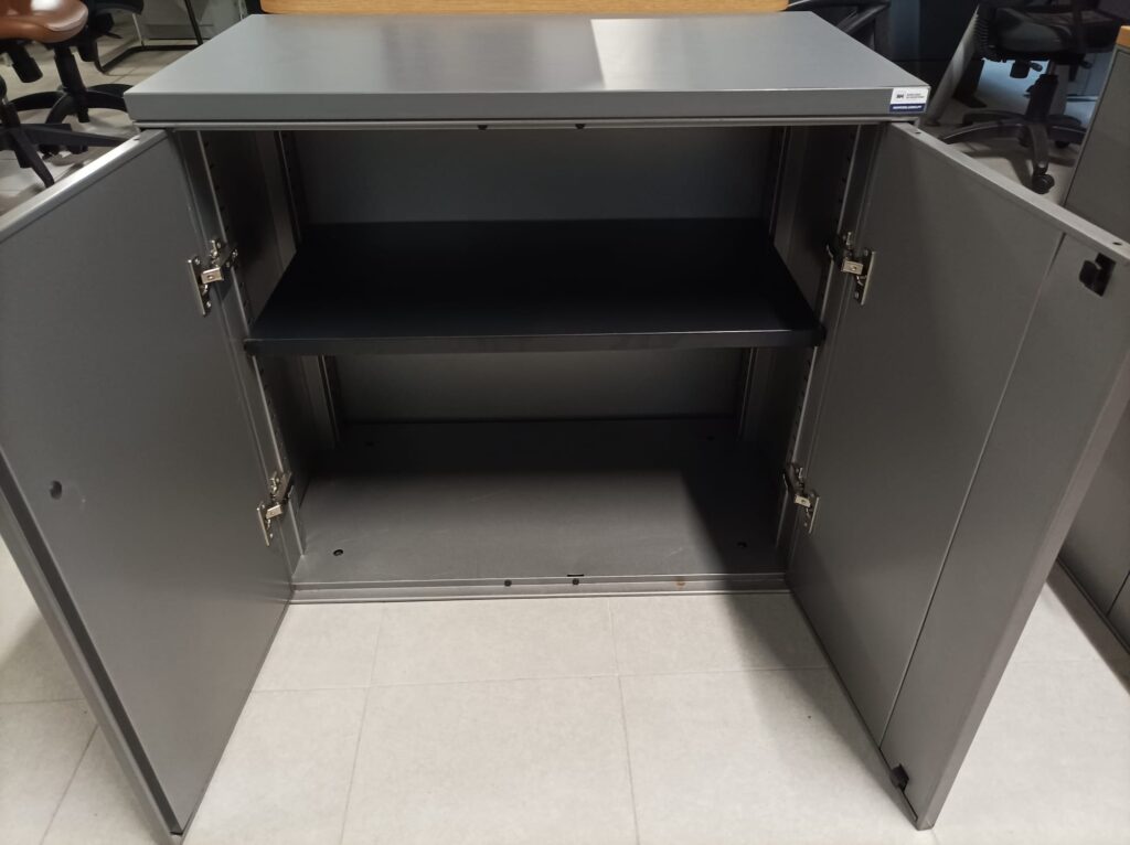 ARMÁRIOS ESCRITÓRIO DE APOIO PORTAS BATER - ANTRACITE